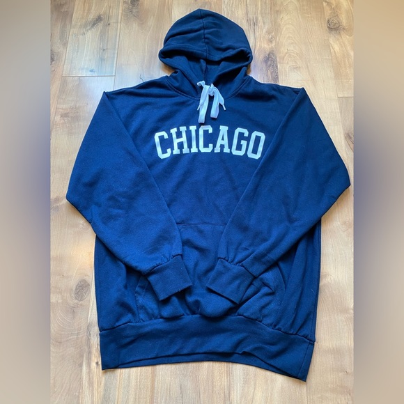 Sweaters | Blue Chicago Hoodie | Poshmark
